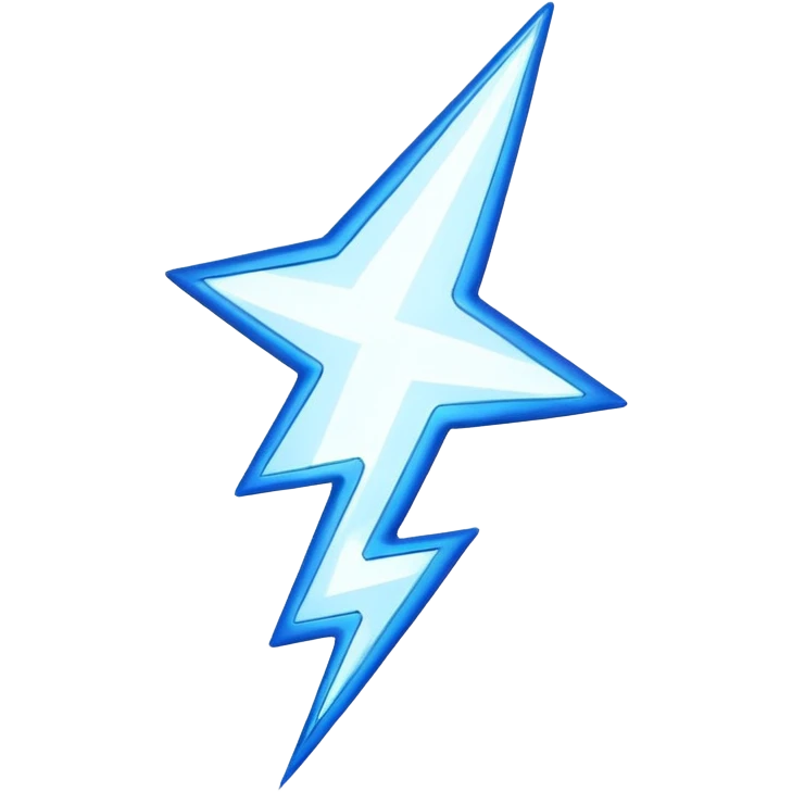 blue bolt emoji | AI Emoji Generator