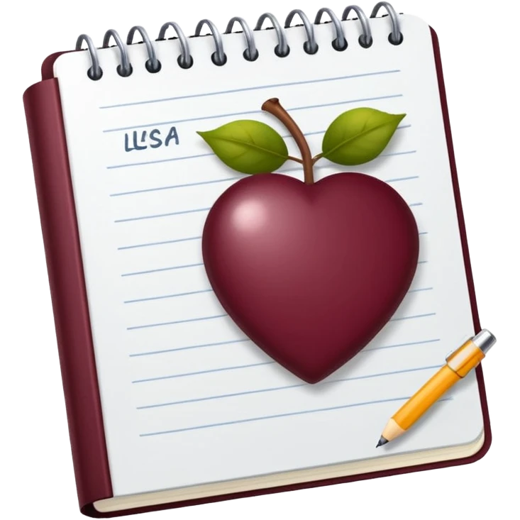 HAZ UN planificador de lista de objetivos en color vinotinto/rojo ...