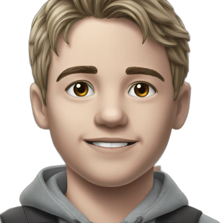 friendly male portrait with smile emoji | AI Emoji Generator