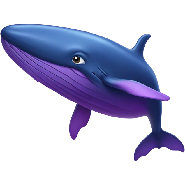 Blue whale purple, open mouth emoji | AI Emoji Generator