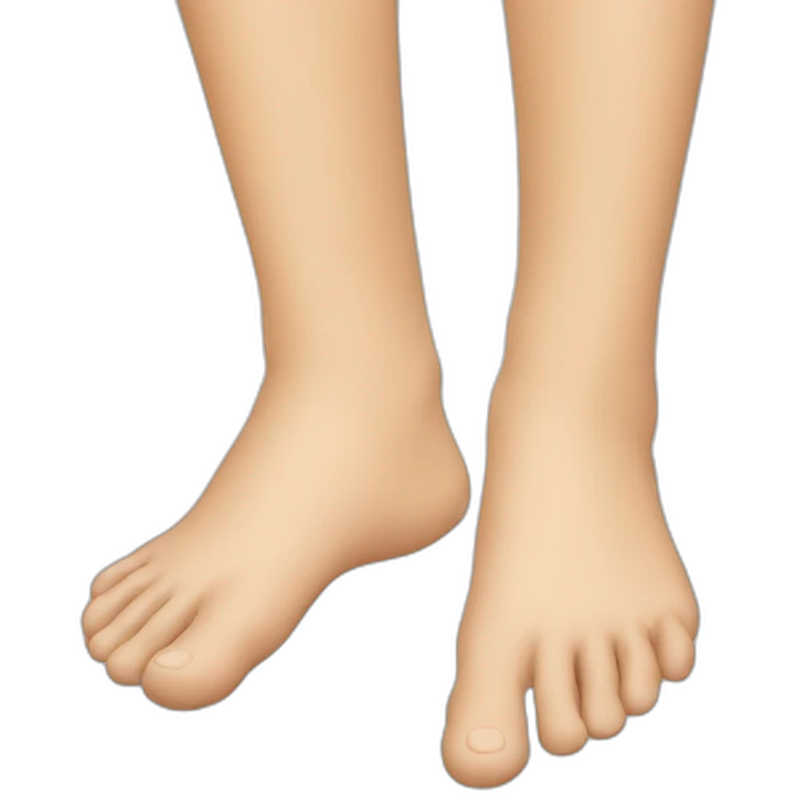 feet logo emoji | AI Emoji Generator