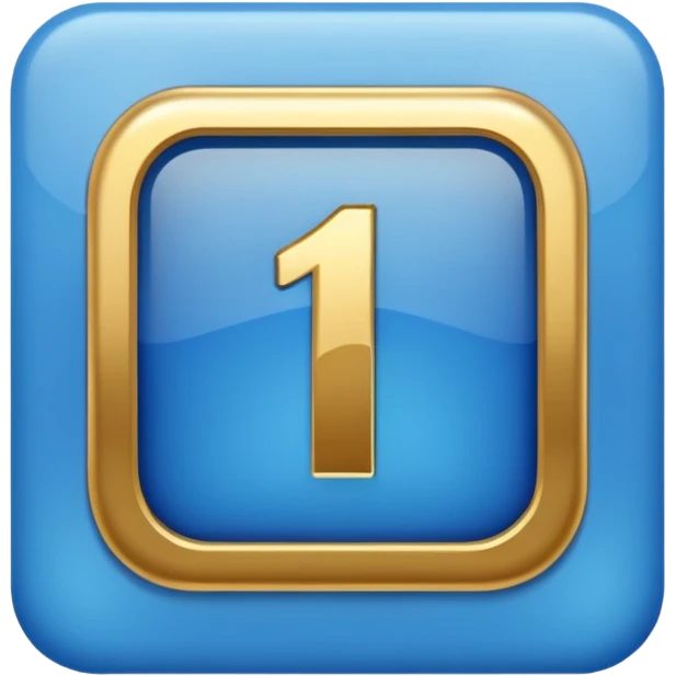 Make a square icon for a paid subscription, blue with gold and the ...