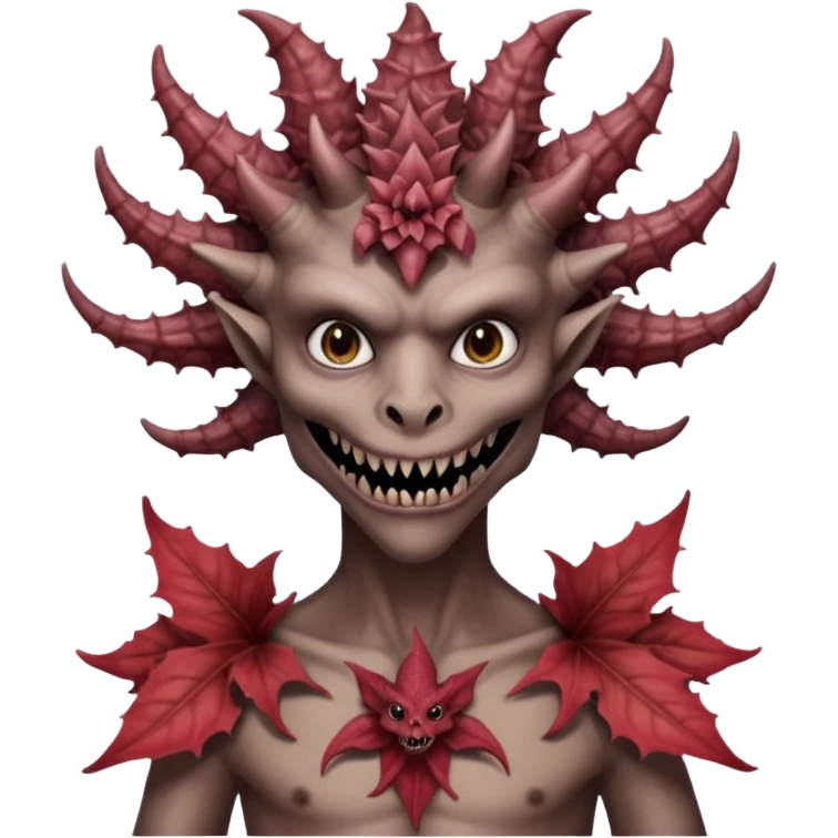 Make the demonorgan Do stranger things emoji | AI Emoji Generator