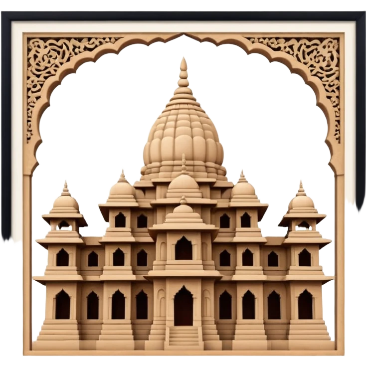 a shikhar ji temple situated in india emoji | AI Emoji Generator
