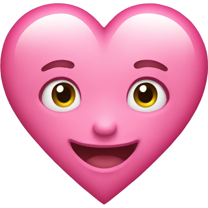 Pink heart emoji | AI Emoji Generator