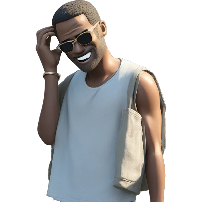 cool dude with sunglasses emoji | AI Emoji Generator