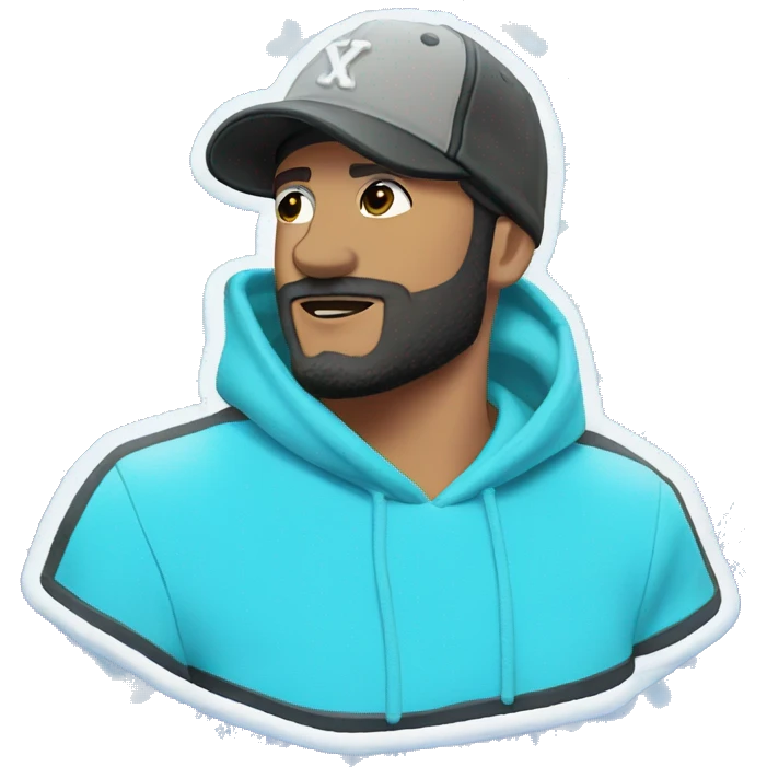 mature male in baseball cap emoji | AI Emoji Generator