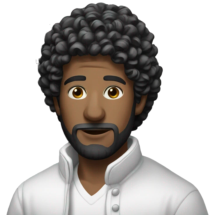 one man in white emoji | AI Emoji Generator