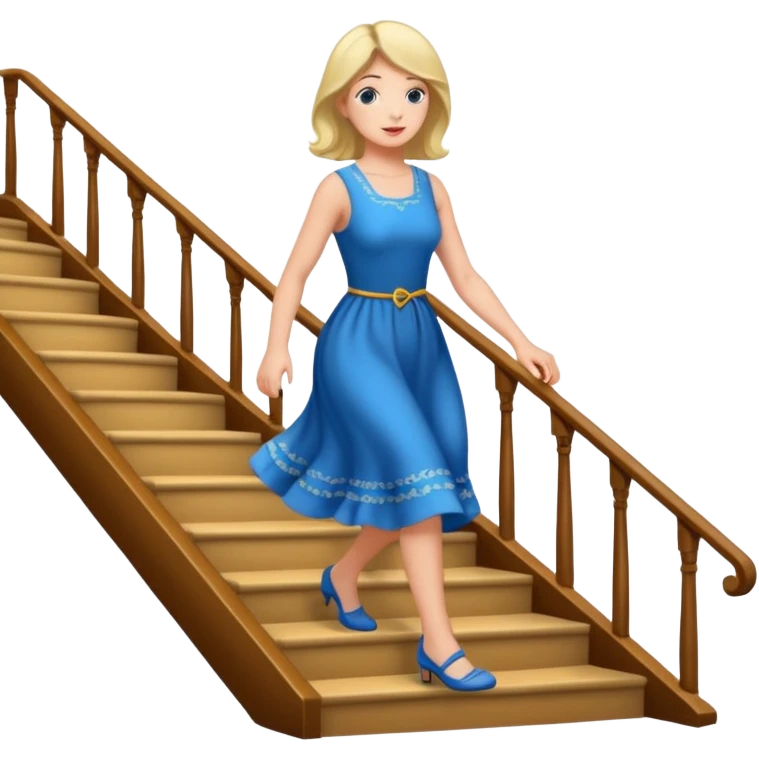 woman going upstair emoji | AI Emoji Generator