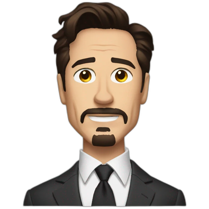 Tony Stark emoji | AI Emoji Generator