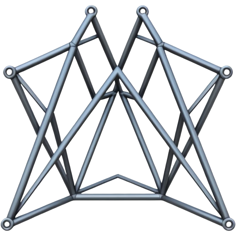 Metal truss frames emoji | AI Emoji Generator