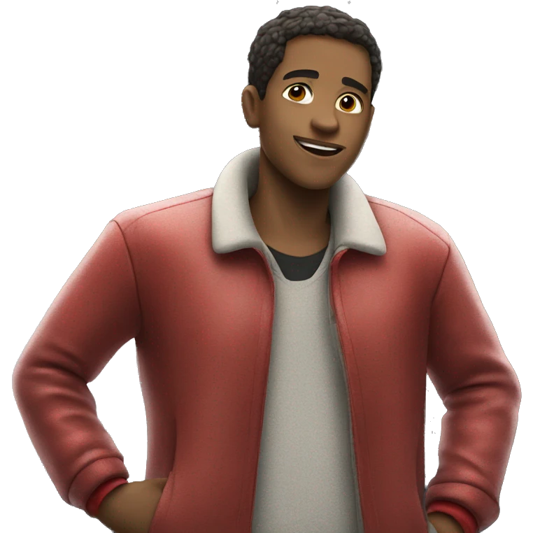 boy in red jacket emoji | AI Emoji Generator