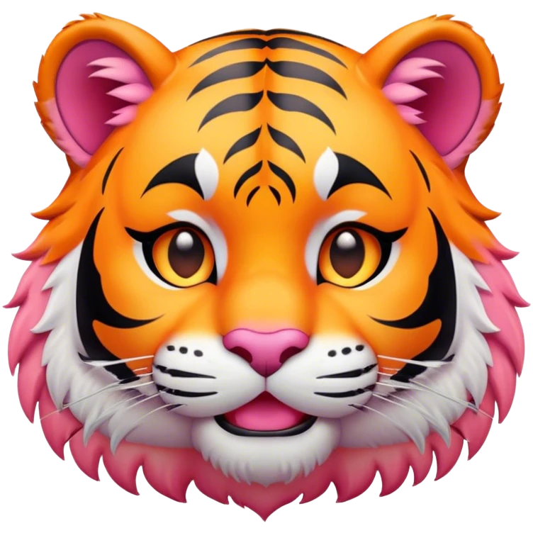 tiger blushing emoji | AI Emoji Generator