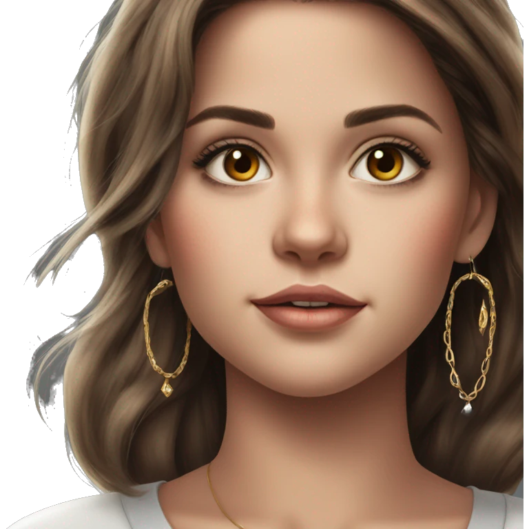 serene beauty portrait concept emoji | AI Emoji Generator