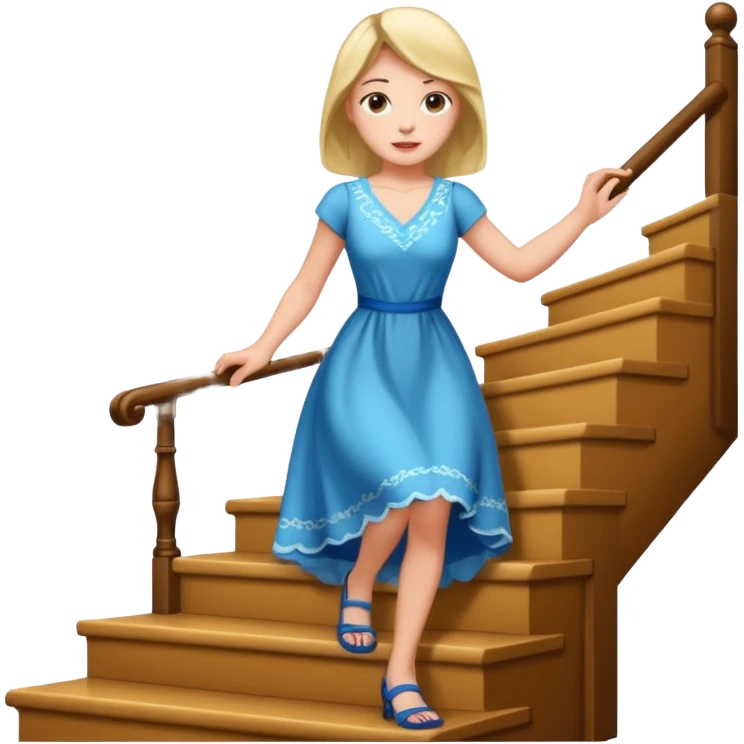 woman going upstair emoji | AI Emoji Generator