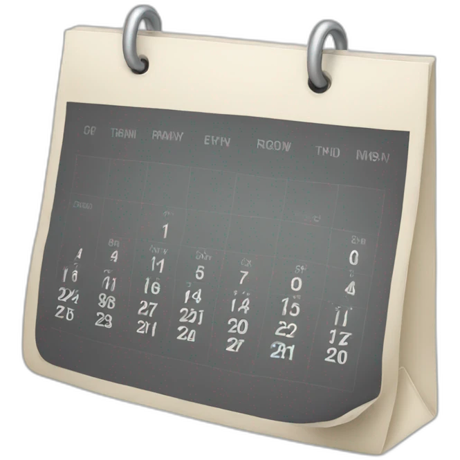 calendar emoji | AI Emoji Generator