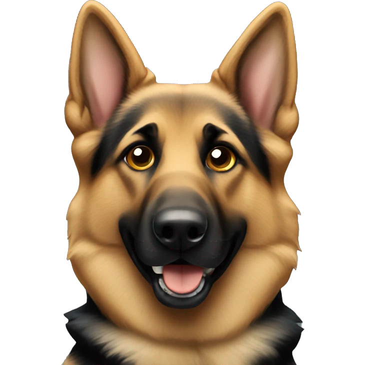 German shepherd emoji | AI Emoji Generator