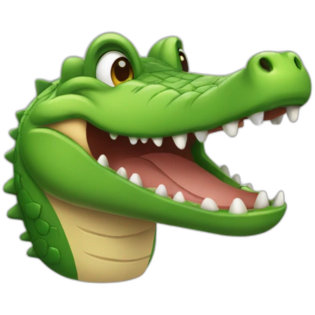crocodile-smile emoji | AI Emoji Generator