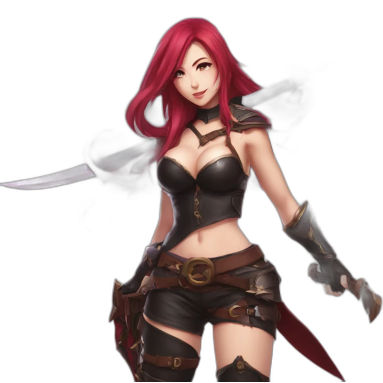 Katarina cosplay sign nsfw sfw emoji | AI Emoji Generator