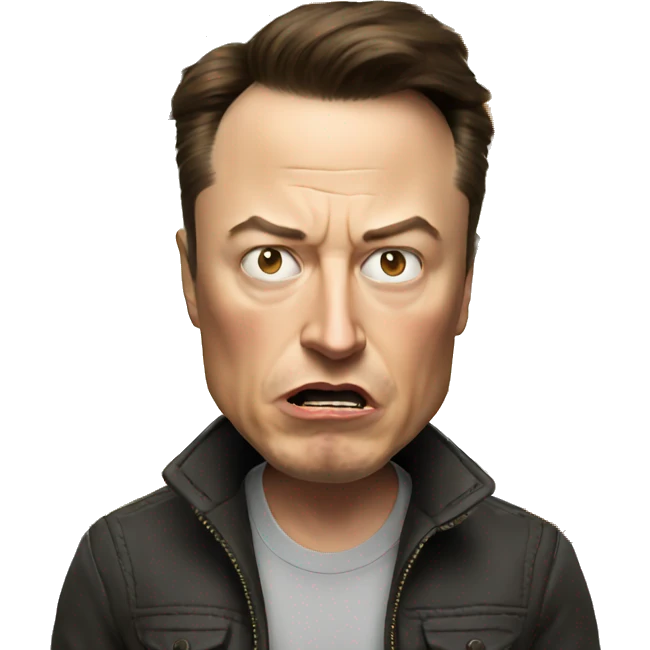 Angry elon musk emoji | AI Emoji Generator