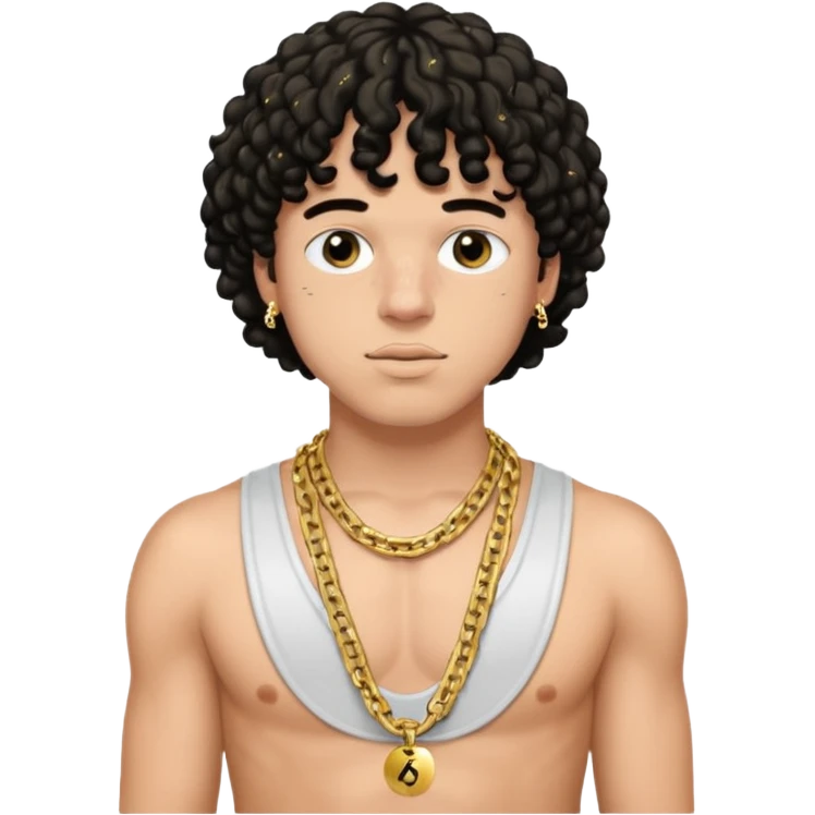 Jack Harlow with black sequin baggy pants, shirtless with necklace ...