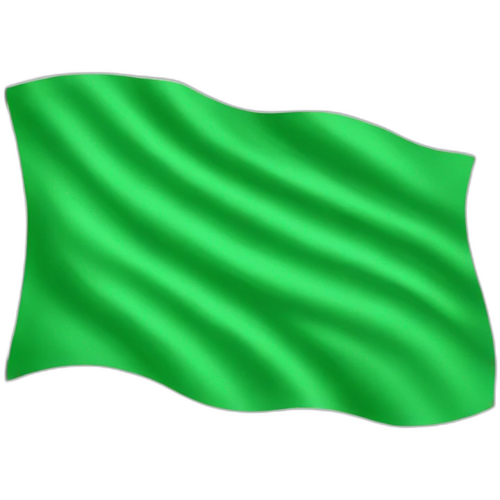 Green flag emoji | AI Emoji Generator