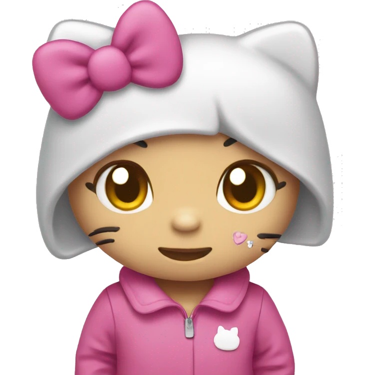 Hello kitty emoji | AI Emoji Generator