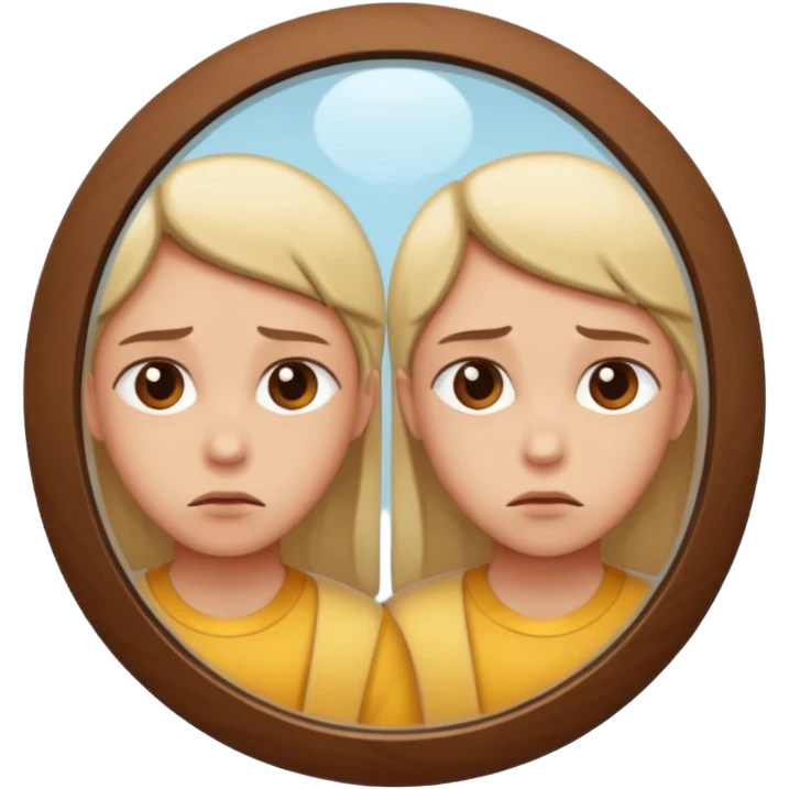 inseguridad corporal: una silueta humana mirando su reflejo con una ...