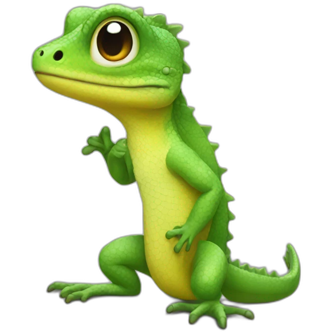 Pretty lizard emoji | AI Emoji Generator