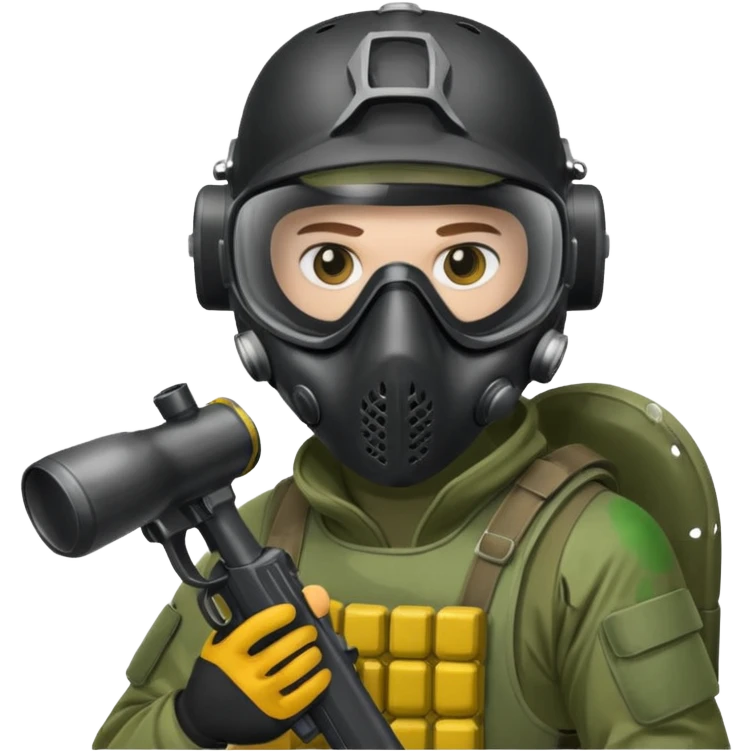 paintball player emoji | AI Emoji Generator