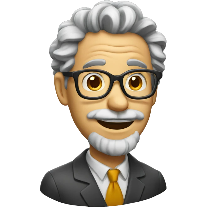 silly professor emoji | AI Emoji Generator