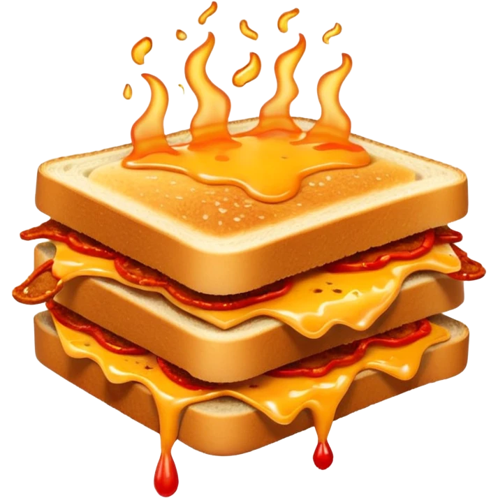 extra spicy sucuk sandwich object icon, crispy toasted bread, lots of ...