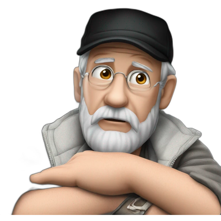 wise old man in hat emoji | AI Emoji Generator