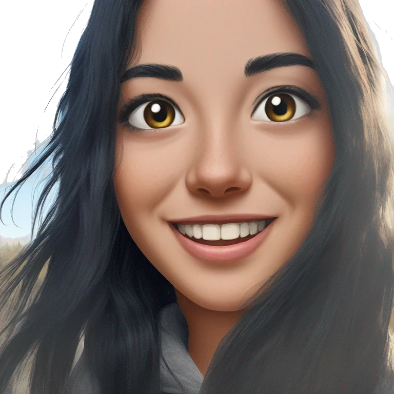 happy girl smiling outside emoji | AI Emoji Generator