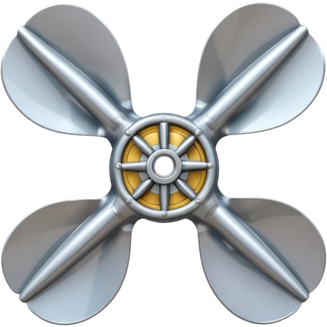 4 blade B-series marine propeller, make it rounder and the bone is not ...