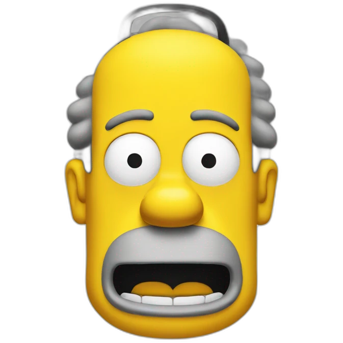 Homer Simpson emoji | AI Emoji Generator