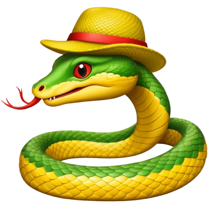 HAT SNAKE emoji | AI Emoji Generator