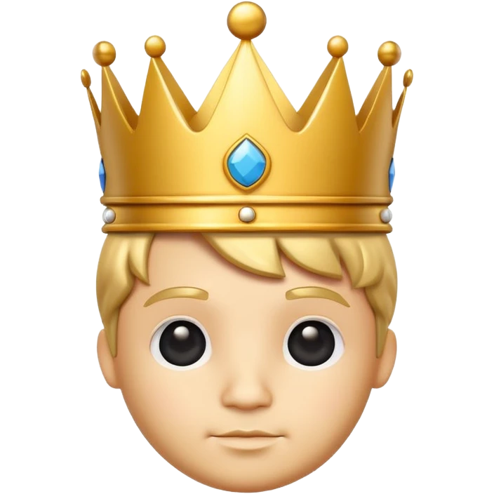 cute chess king character icon, royal king crown, cross detail on top ...