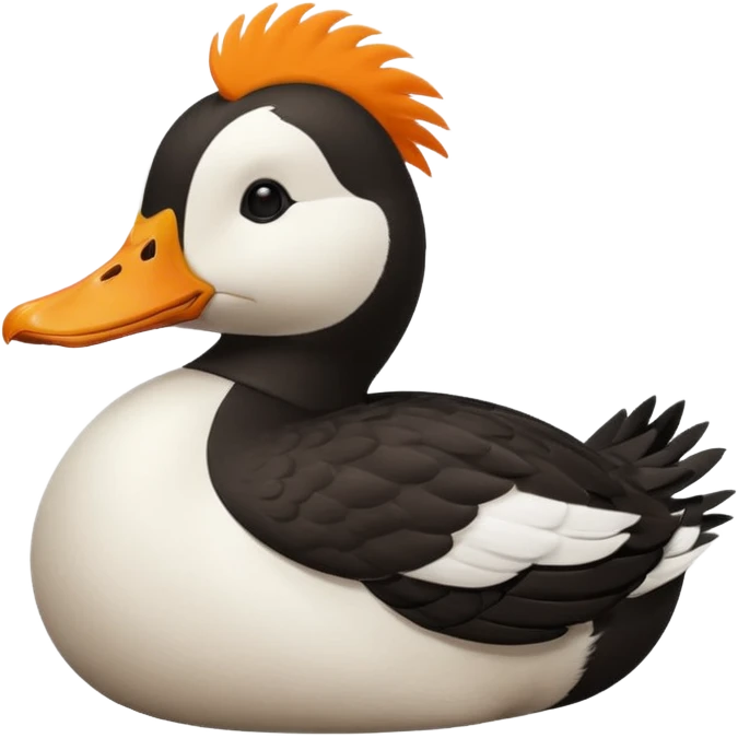 Can I get a king eider duck in the style of an apple emoji emoji | AI ...