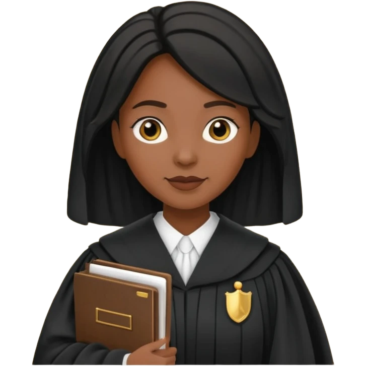 YARGIÇ KADIN ELİNDE DOSYA VAR,YARGIÇ KIYAFETİ GİYİNB ZENCİ OLSUN emoji ...