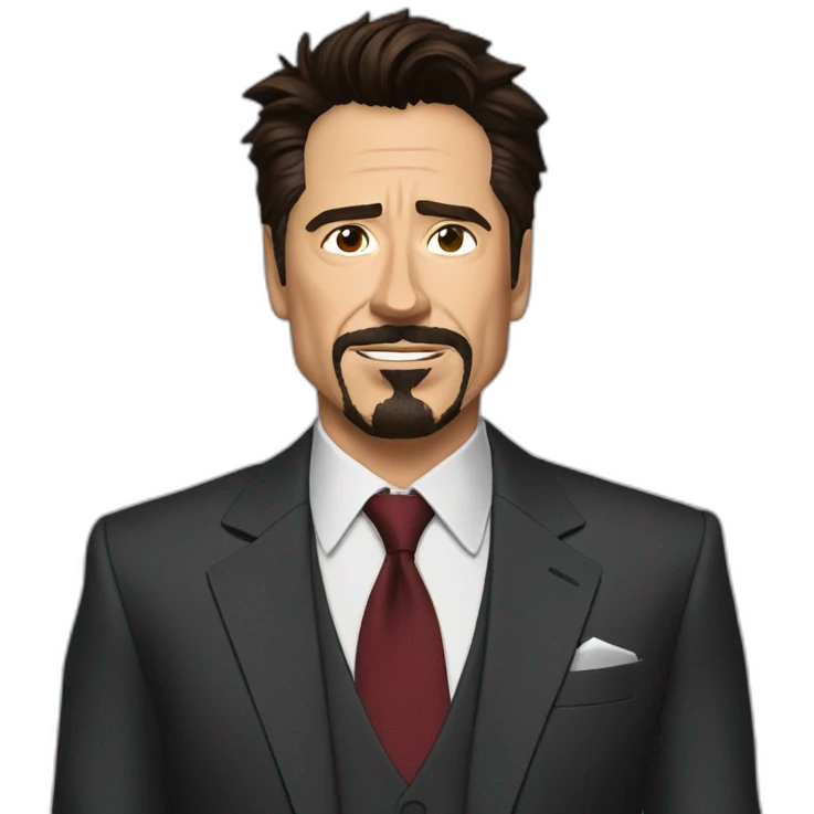 Tony Stark emoji | AI Emoji Generator