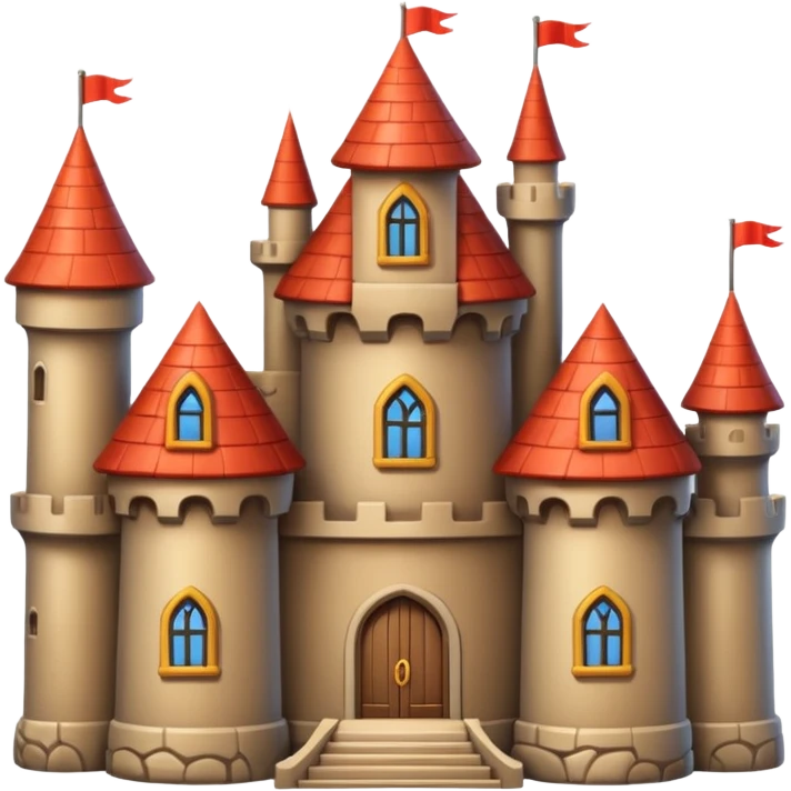big wood castle house emoji | AI Emoji Generator