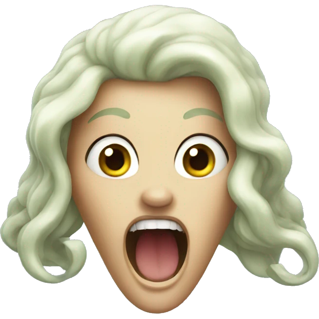 screaming mermaid emoji | AI Emoji Generator
