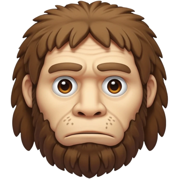 slack jawed neanderthal emoji | AI Emoji Generator