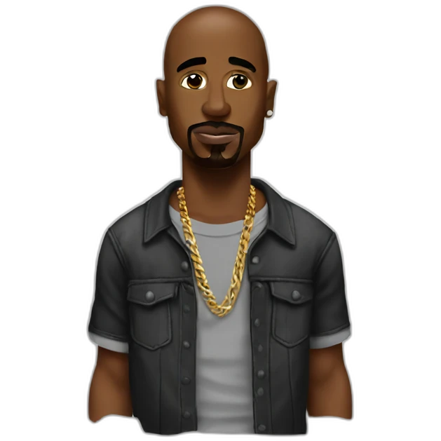 Tupac emoji | AI Emoji Generator