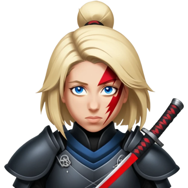 Shadow Samurai emoji | AI Emoji Generator
