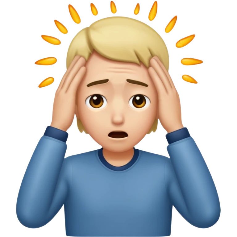 Shocked faint backwards with back of hand on forehead emoji | AI Emoji ...