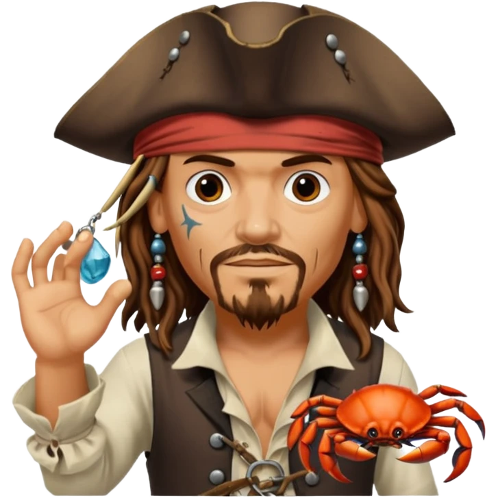 jack sparrow from the film pirates of the caribbean, shooo-ing the ...