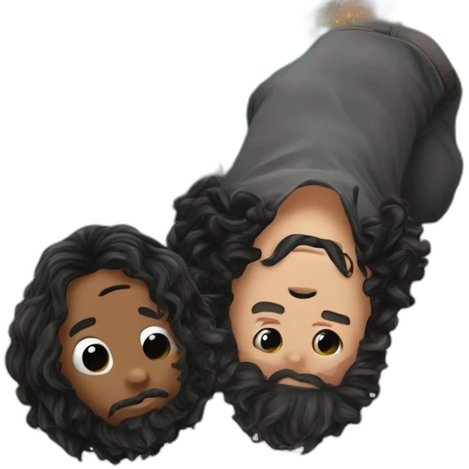 hair duo face-off emoji | AI Emoji Generator