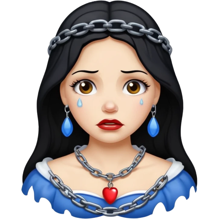 Snowwhite in chains emoji | AI Emoji Generator
